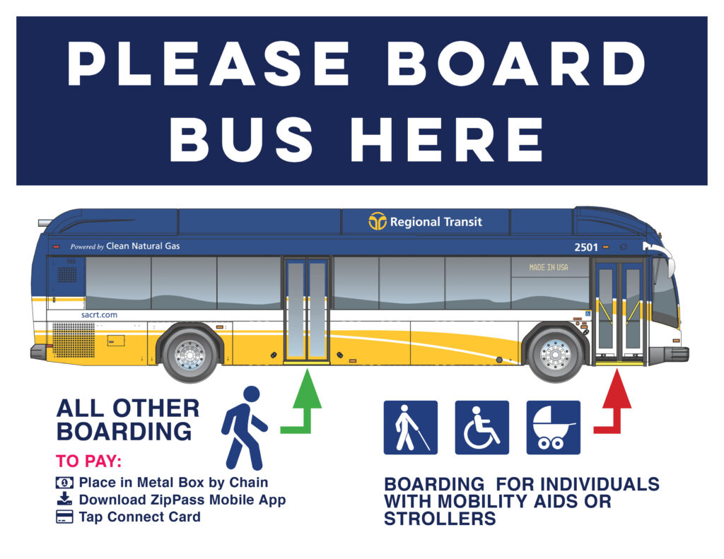 COVID-19 Update: SacRT Bus Riders Must Board Through Rear Door ...